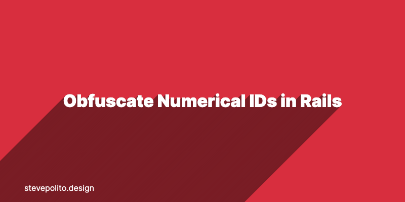 Obfuscate Numerical IDs in Rails